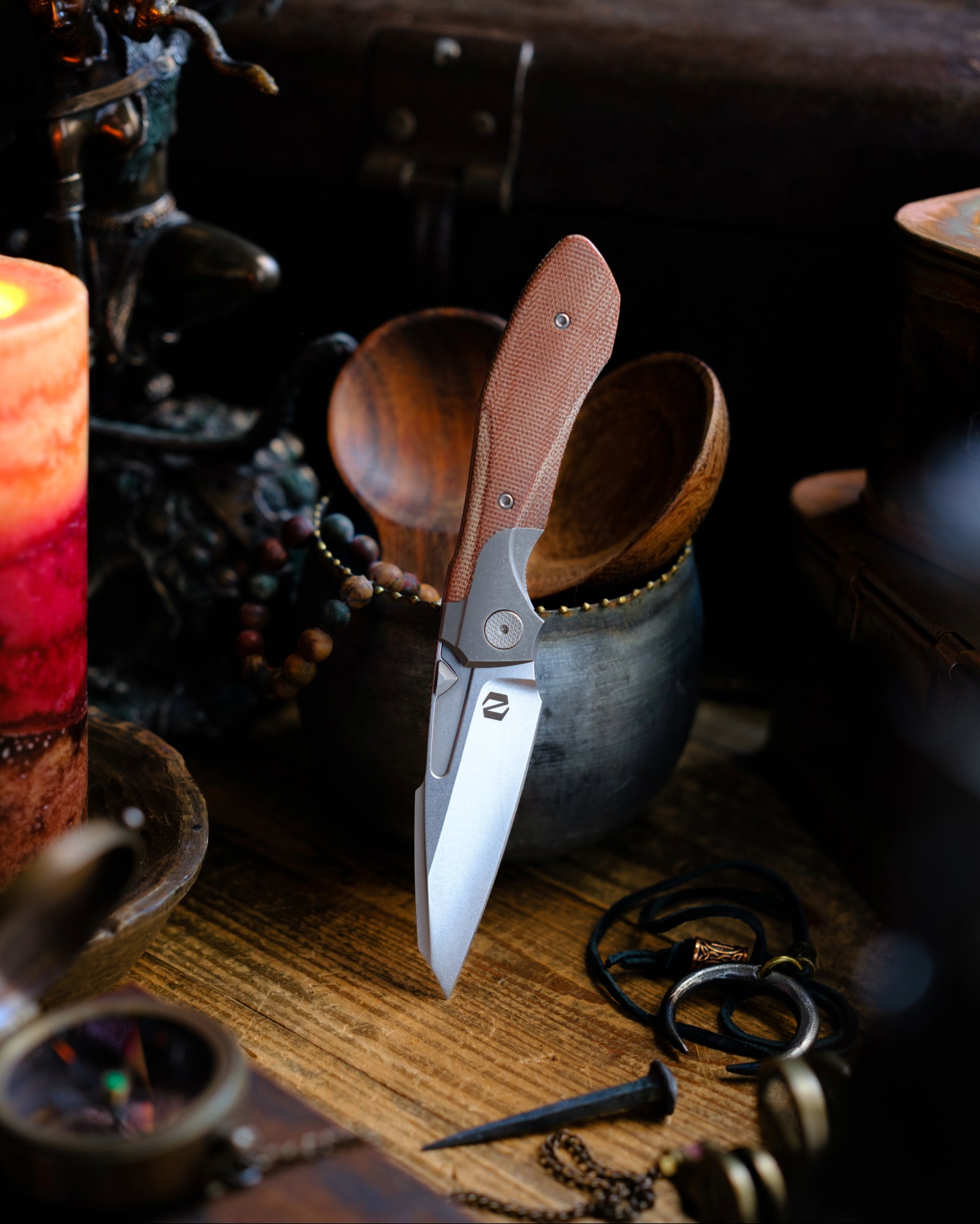 Voodoo Doll - Natural Micarta (Pre-order) – Null K&T LLC